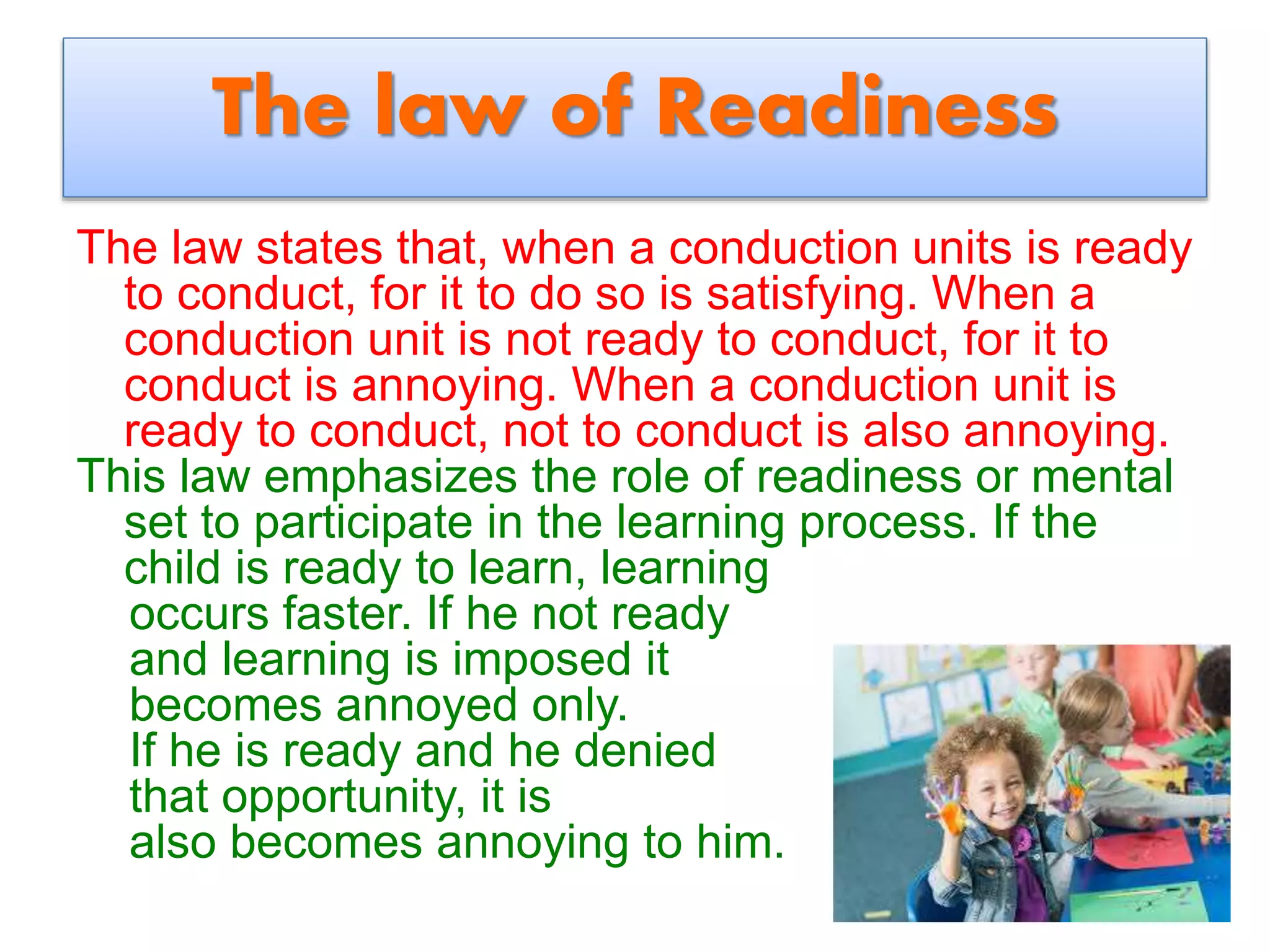 Theory of Thorndike - Learning Theory | PPTX