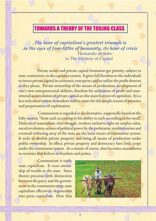 Theory of toiling class | PDF