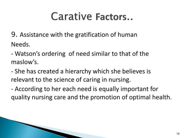 Theory of transpersonal caring (jean watson )... | PDF