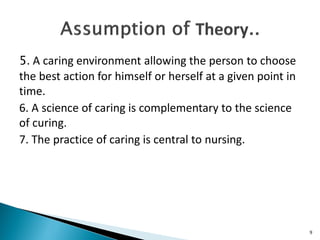 Theory of transpersonal caring (jean watson )... | PDF