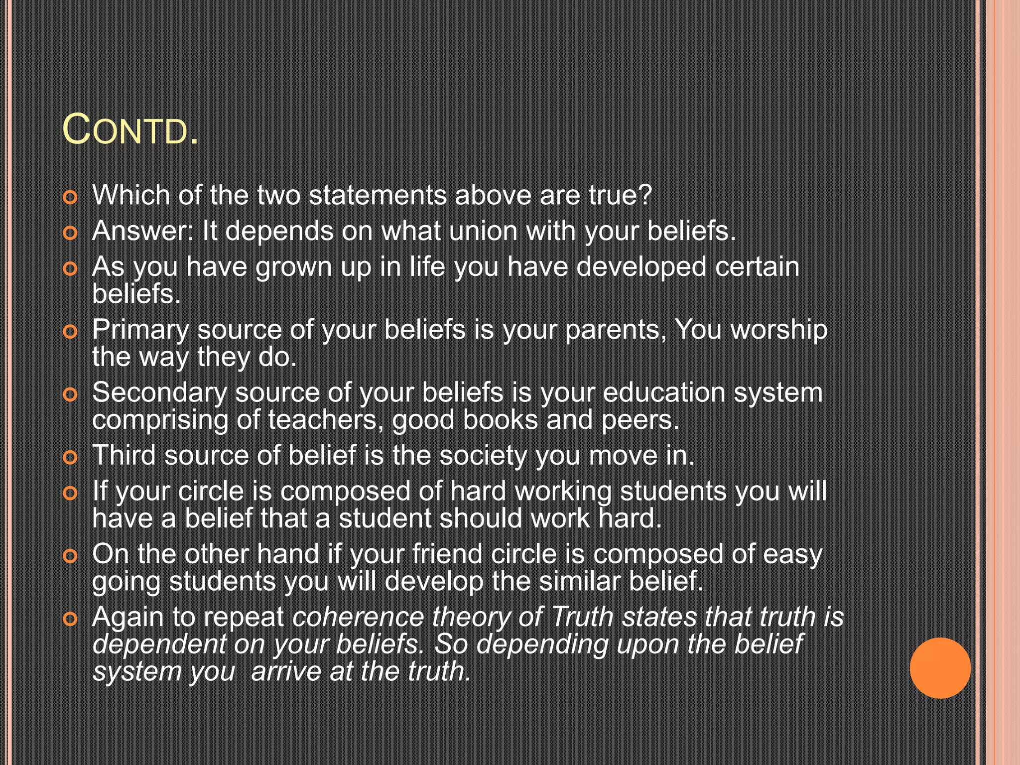 Theory of truth | PPTX