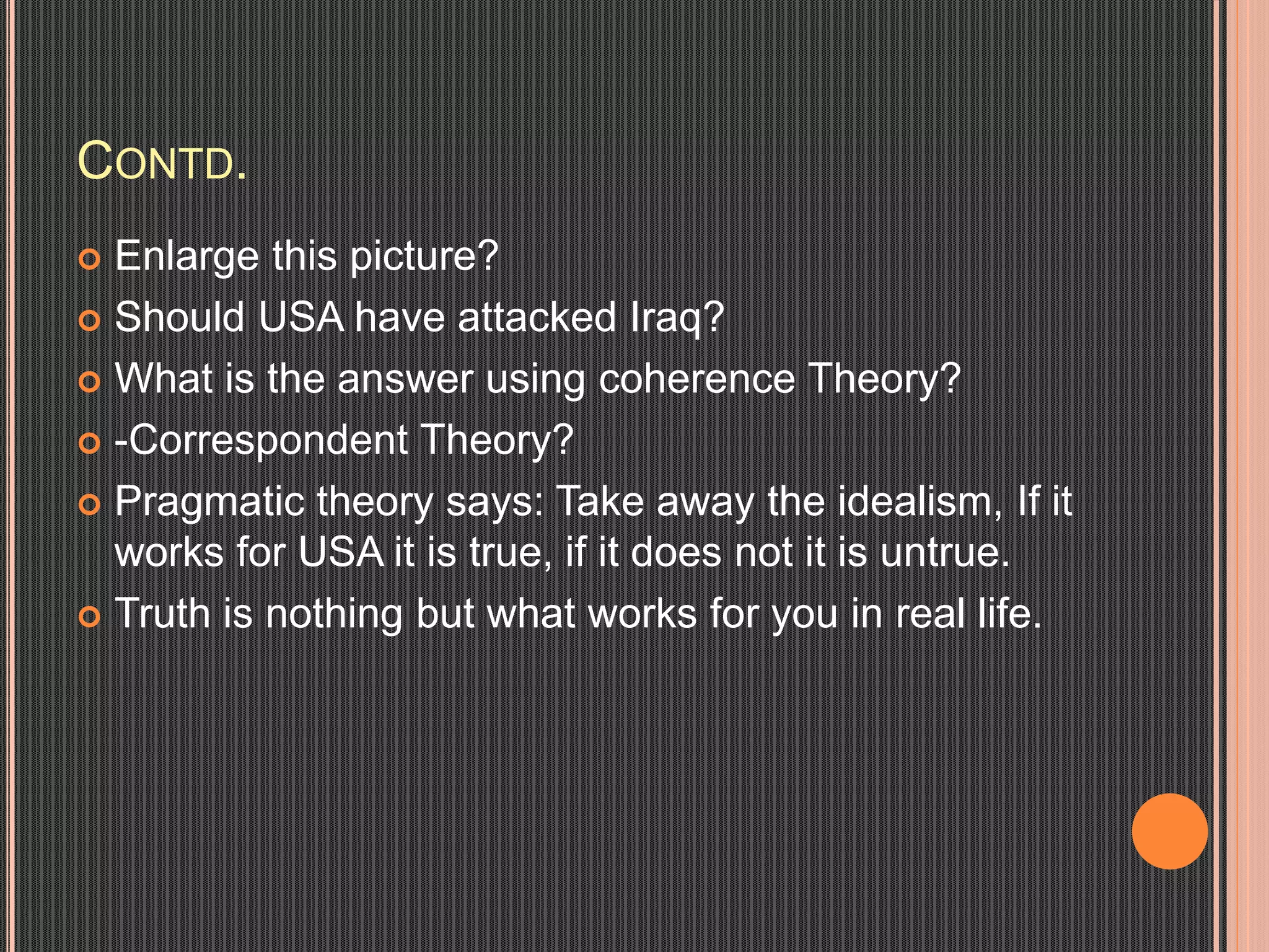 Theory of truth | PPTX