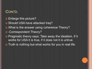 Theory of truth | PPTX