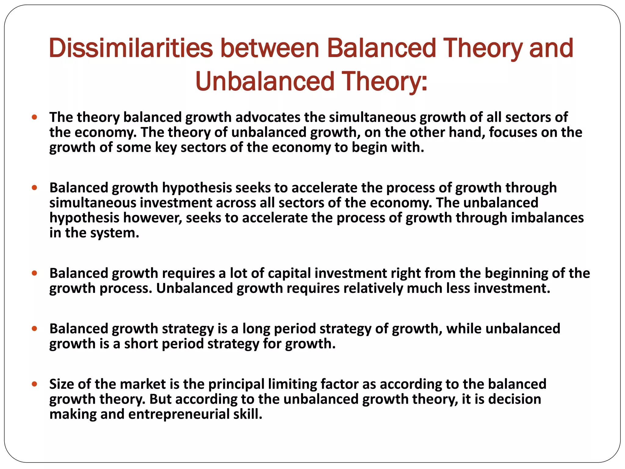 Theory of unbalanced_growth | PDF