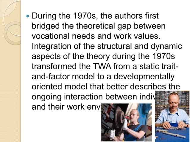 Theory of work adjustment | PPTX
