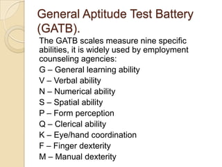 Theory of work adjustment | PPTX