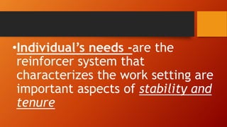 Theory of work adjustment | PDF