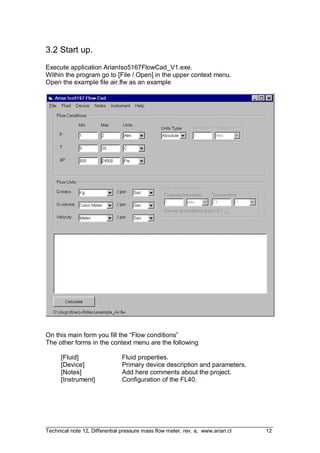 Theory overview of flow measurement using differential pressure device ...