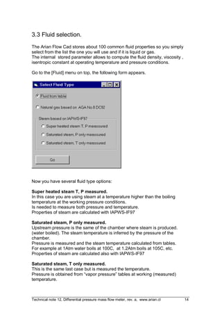 Theory overview of flow measurement using differential pressure device ...
