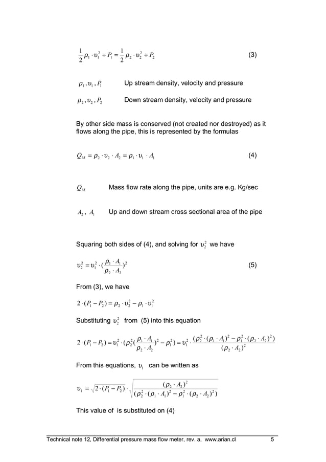 Theory overview of flow measurement using differential pressure device ...