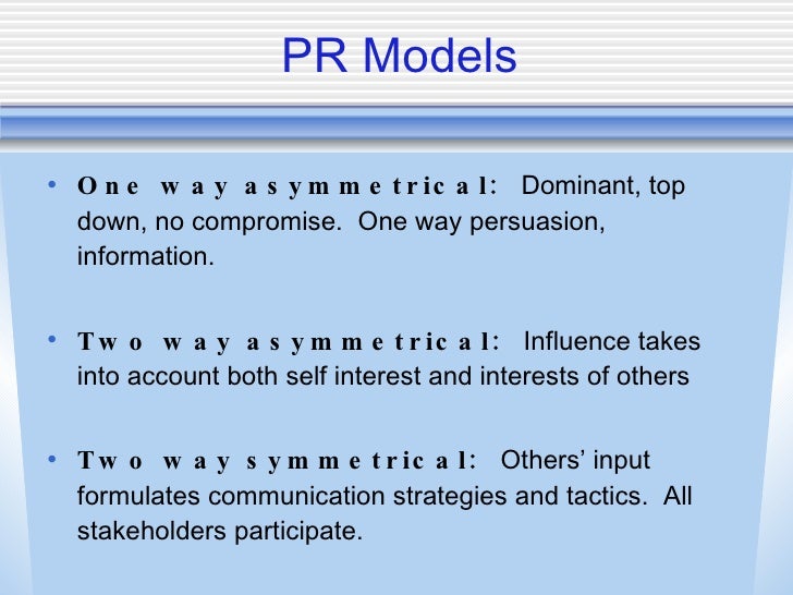 PR Theory and Plan Writing