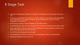 Theory powerpoint batik vle | PPT