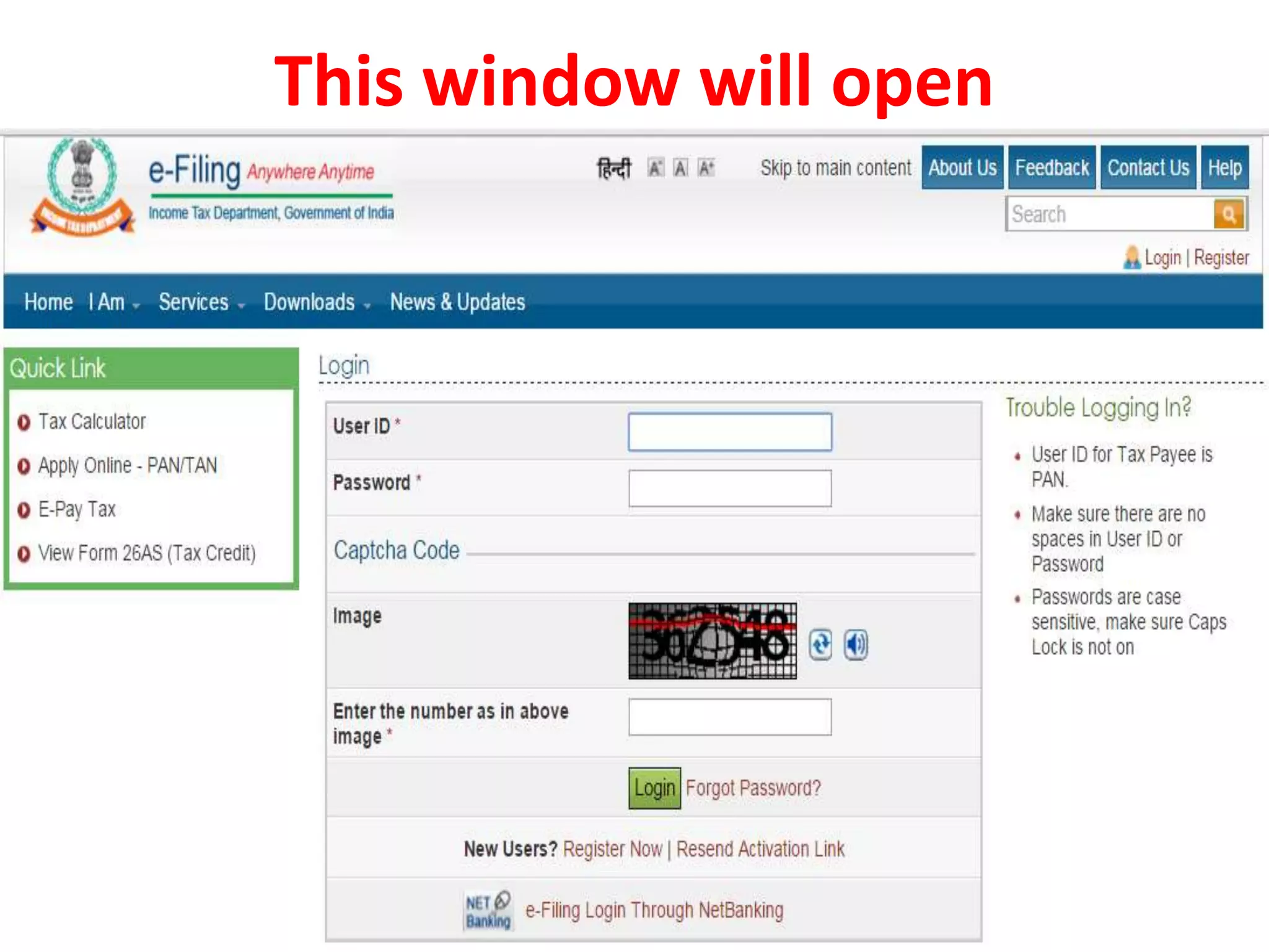 e filing of Income Tax Return | PPTX