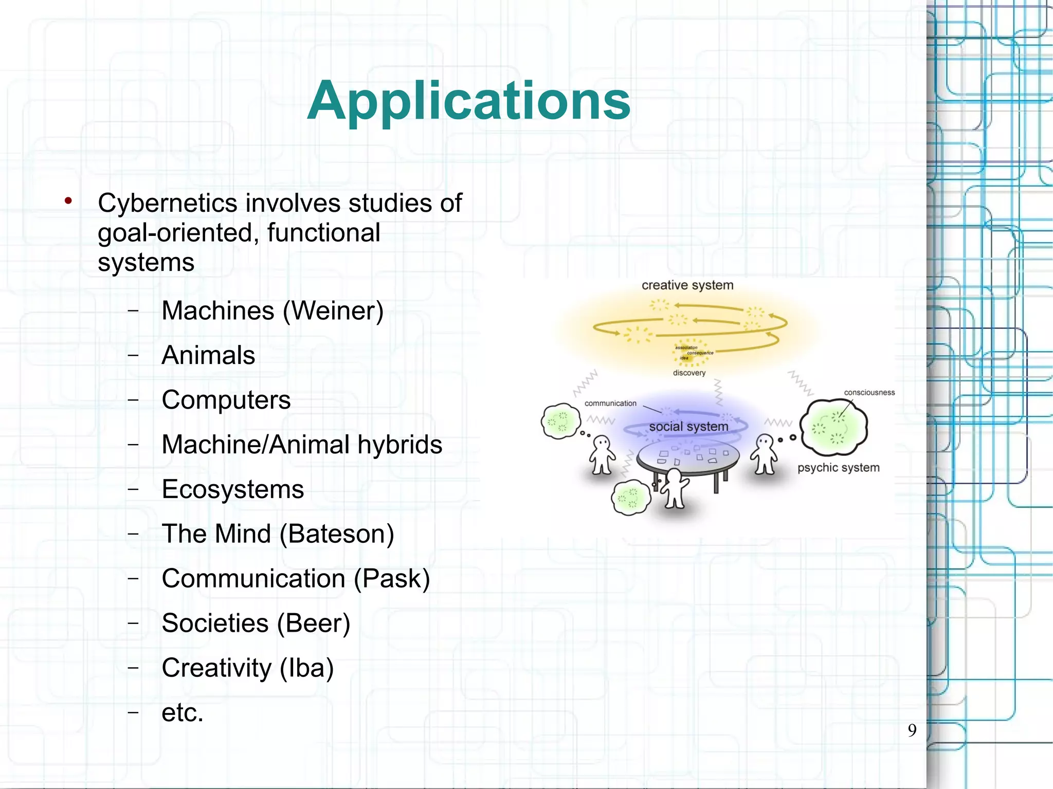 Cybernetics - So much more than robots | PPT