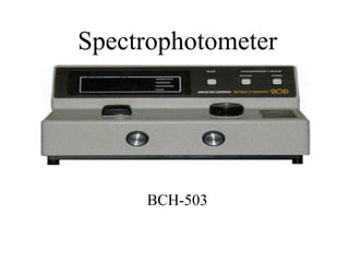 Spectrophotometer Parts