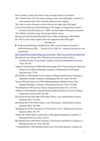 Theory studies -topics and reading list-2010 aug24 | PDF