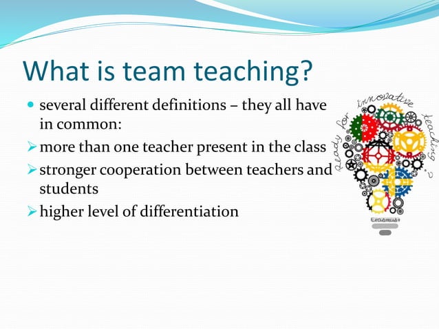 Team Teaching | PPT