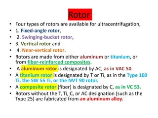 Ultracentrifugation | PPTX