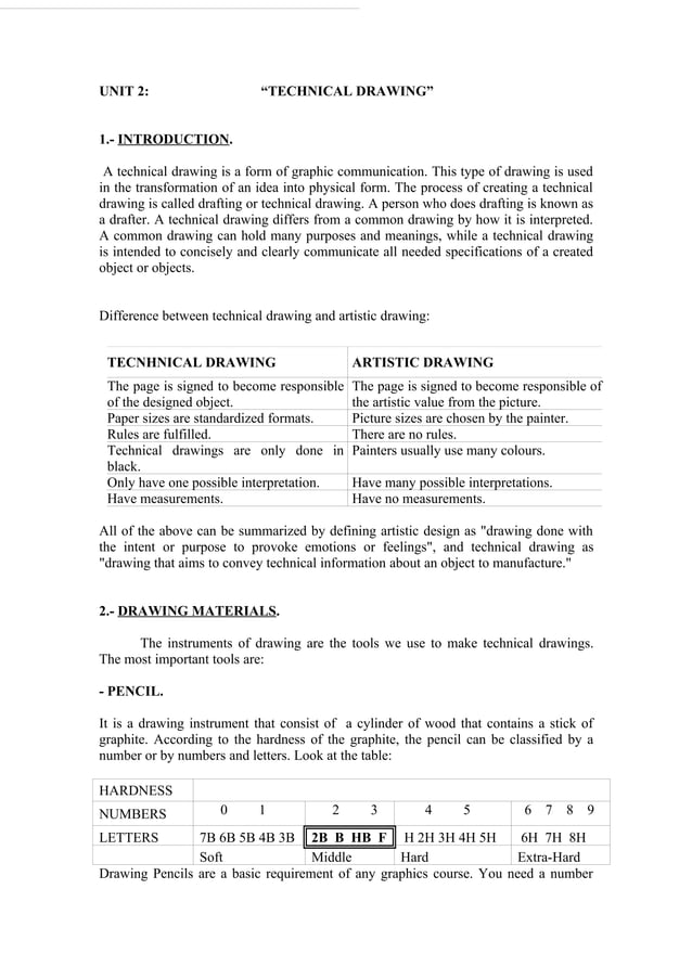 TECHNICAL DRAWING | PDF