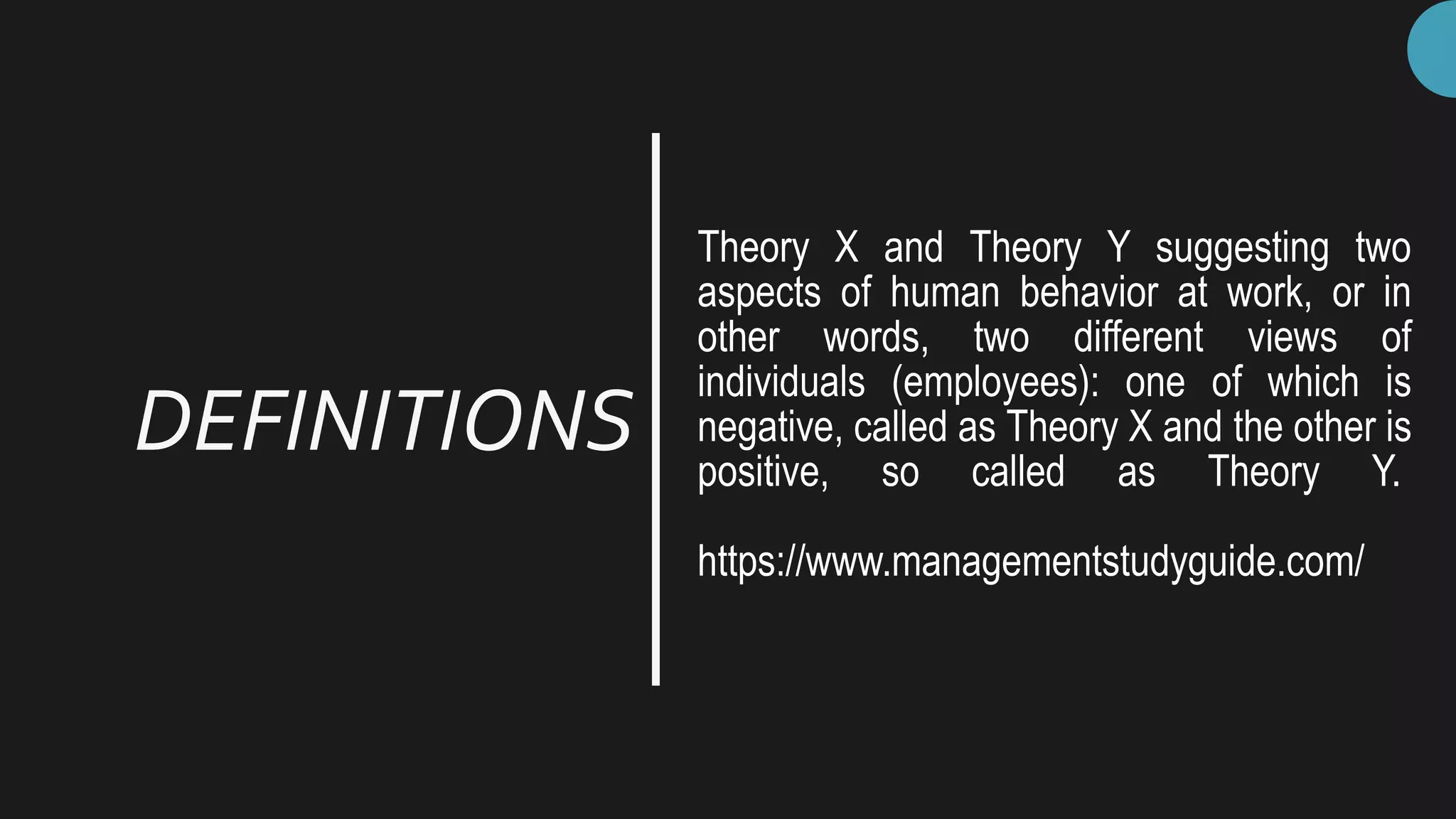Theory x | PPTX