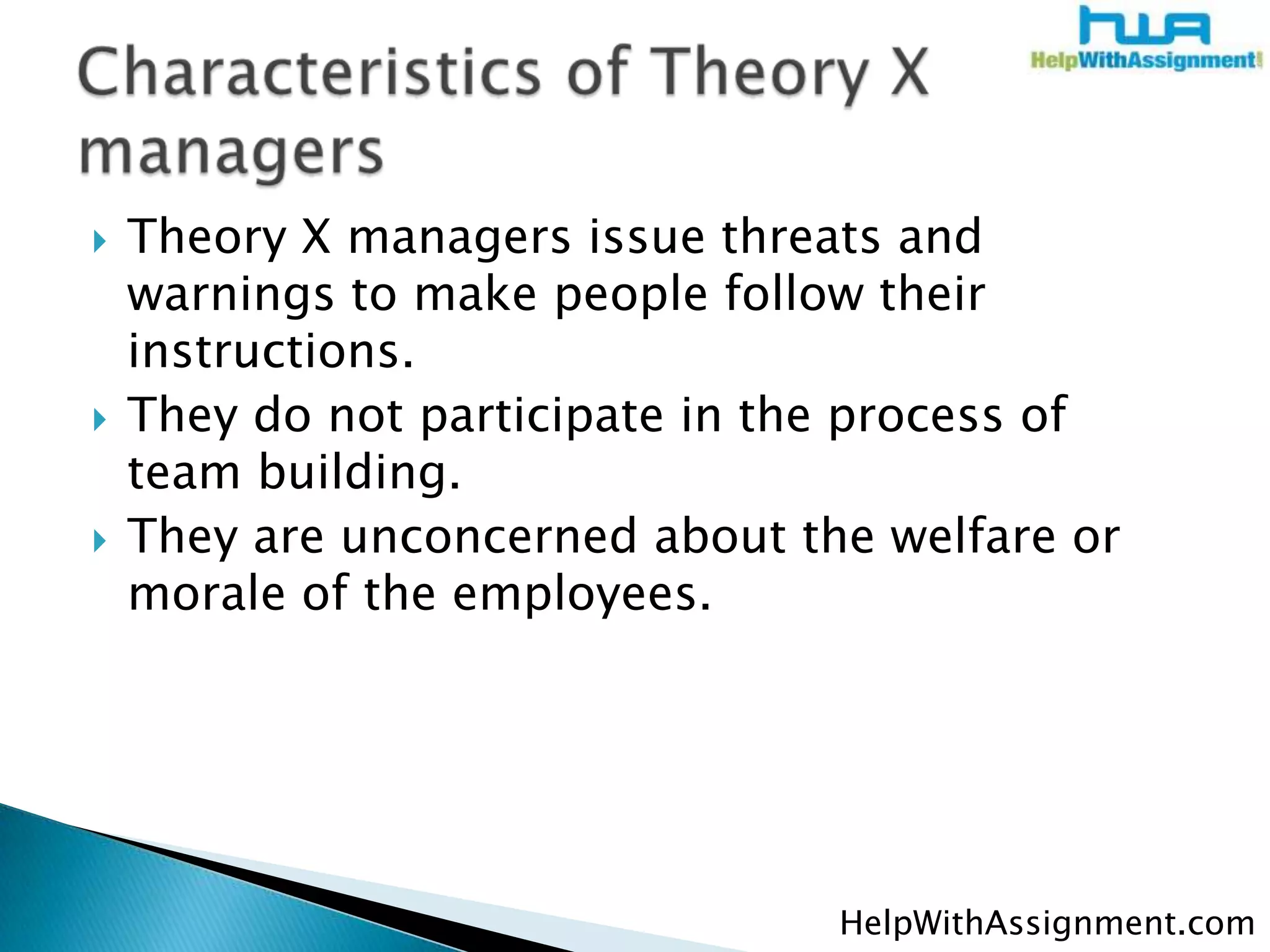 Theory X and Theory Y in Human Resource Management from ...