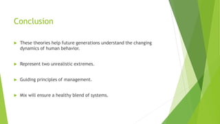 Theory x and y | PPTX