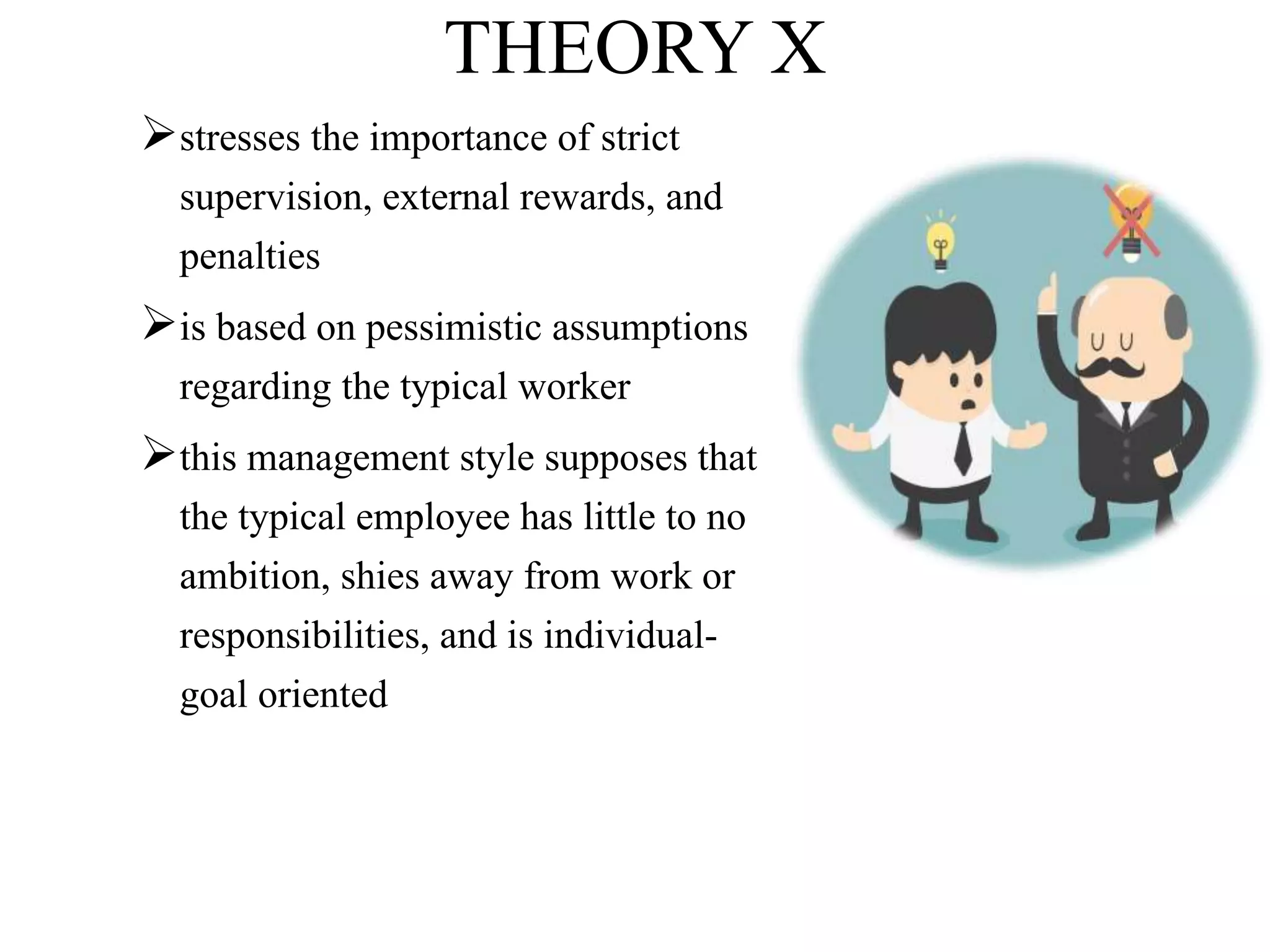 Theory x and y | PPTX
