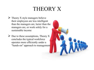 Theory x and y | PPTX