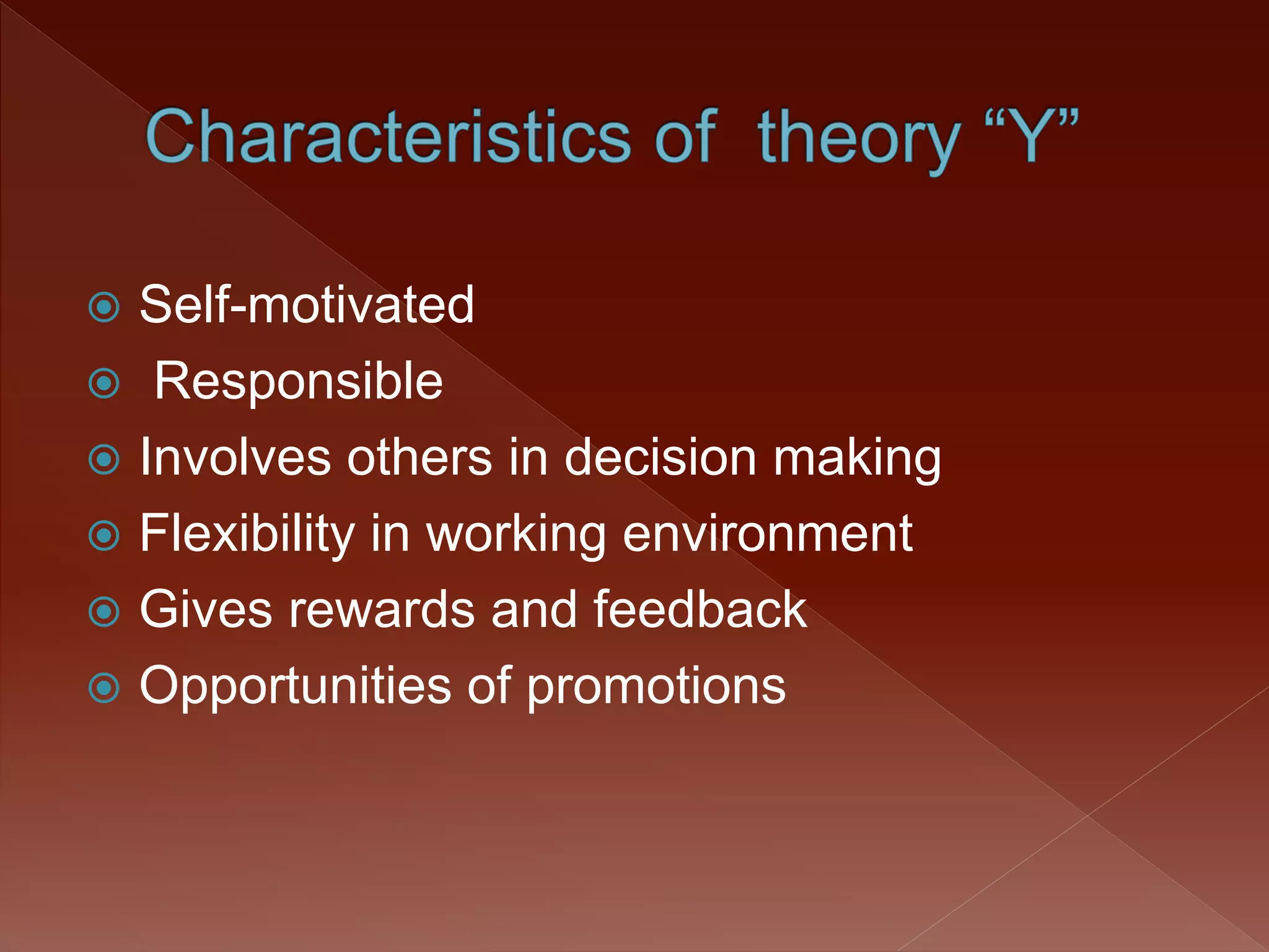 Theory x theory y | PPT