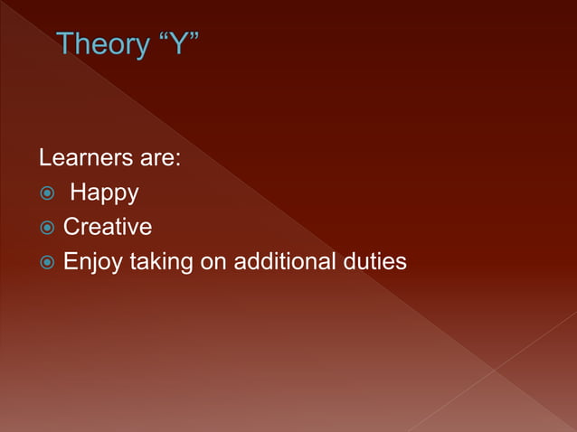 Theory x theory y | PPT