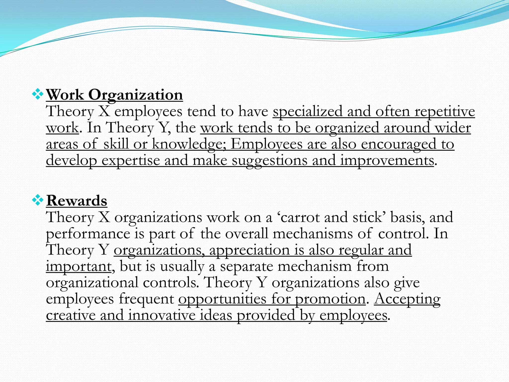 McGregor Theory x & y | PPTX