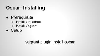 Vagrant: The Oscar Plug-in | PDF