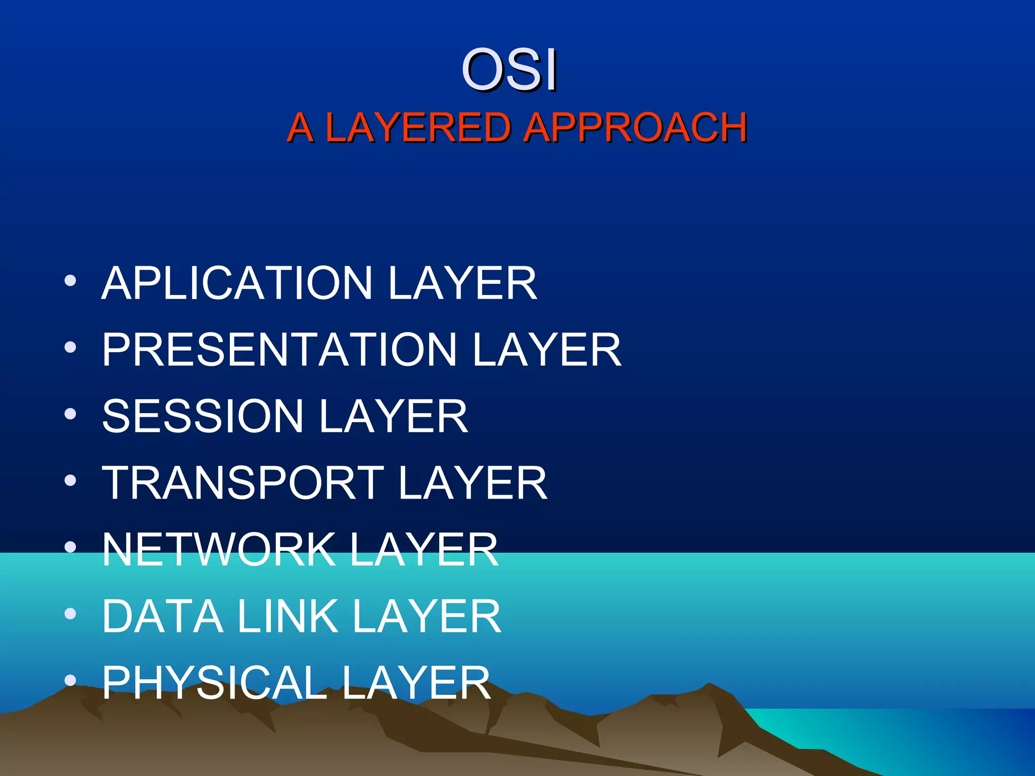 The OSI Model of Networking | PPT
