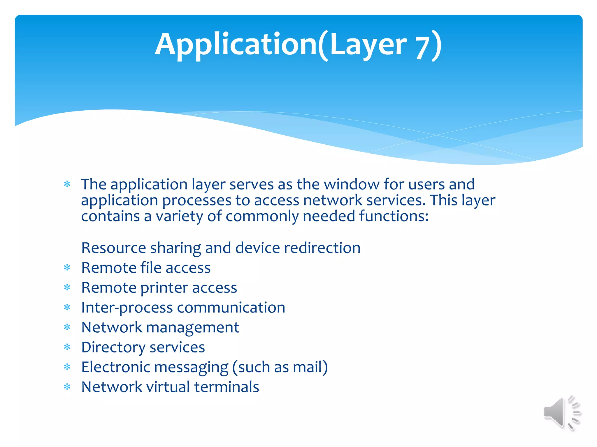 The osi model layers | PPT