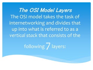 The osi model layers | PPT