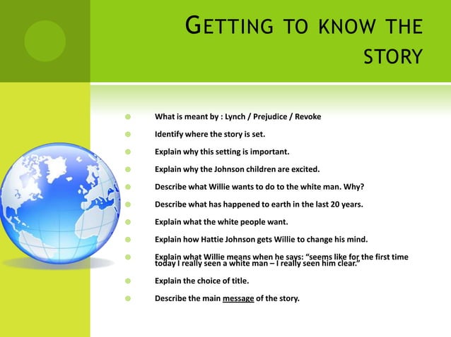 The other foot by Ray Bradbury 2012 | PPTX