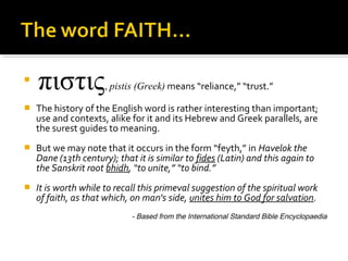 The other side of faith | PPT