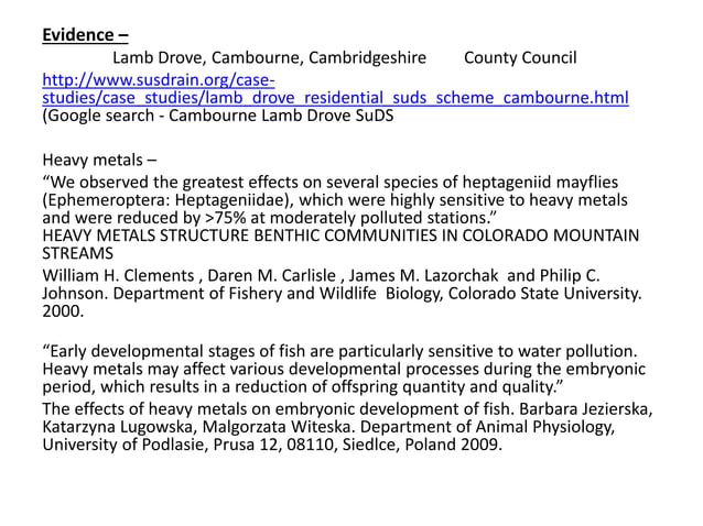 Thames 21 Presentation on Urban Diffuse Pollution from CaBA Regional ...