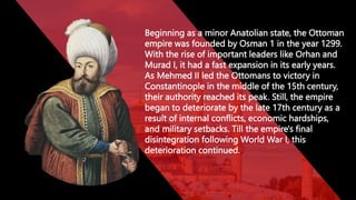 The Culture of the Ottoman turkiye.pptx | Free Download