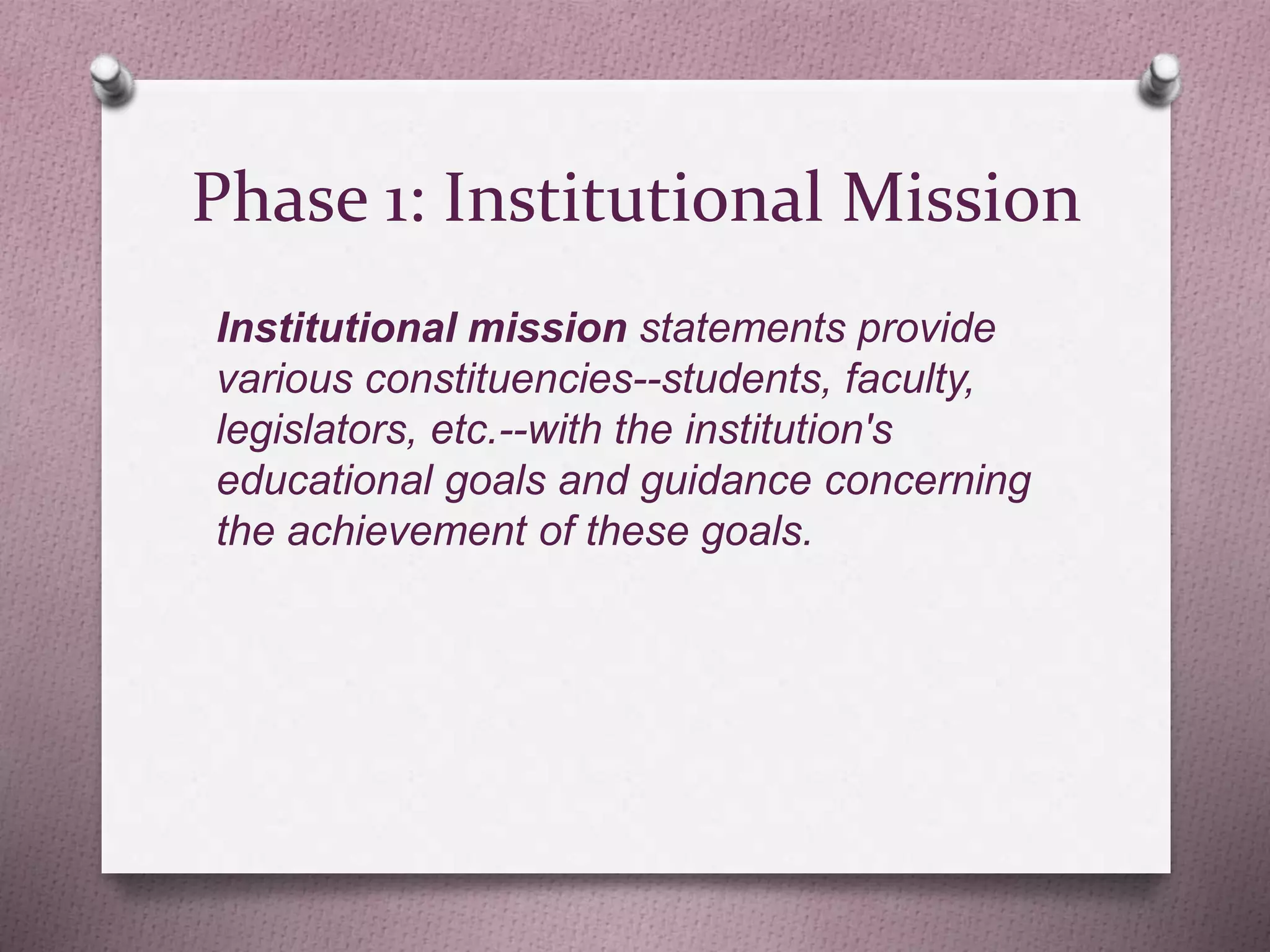 The outcomes assessment phases in the instructional cycle | PPTX