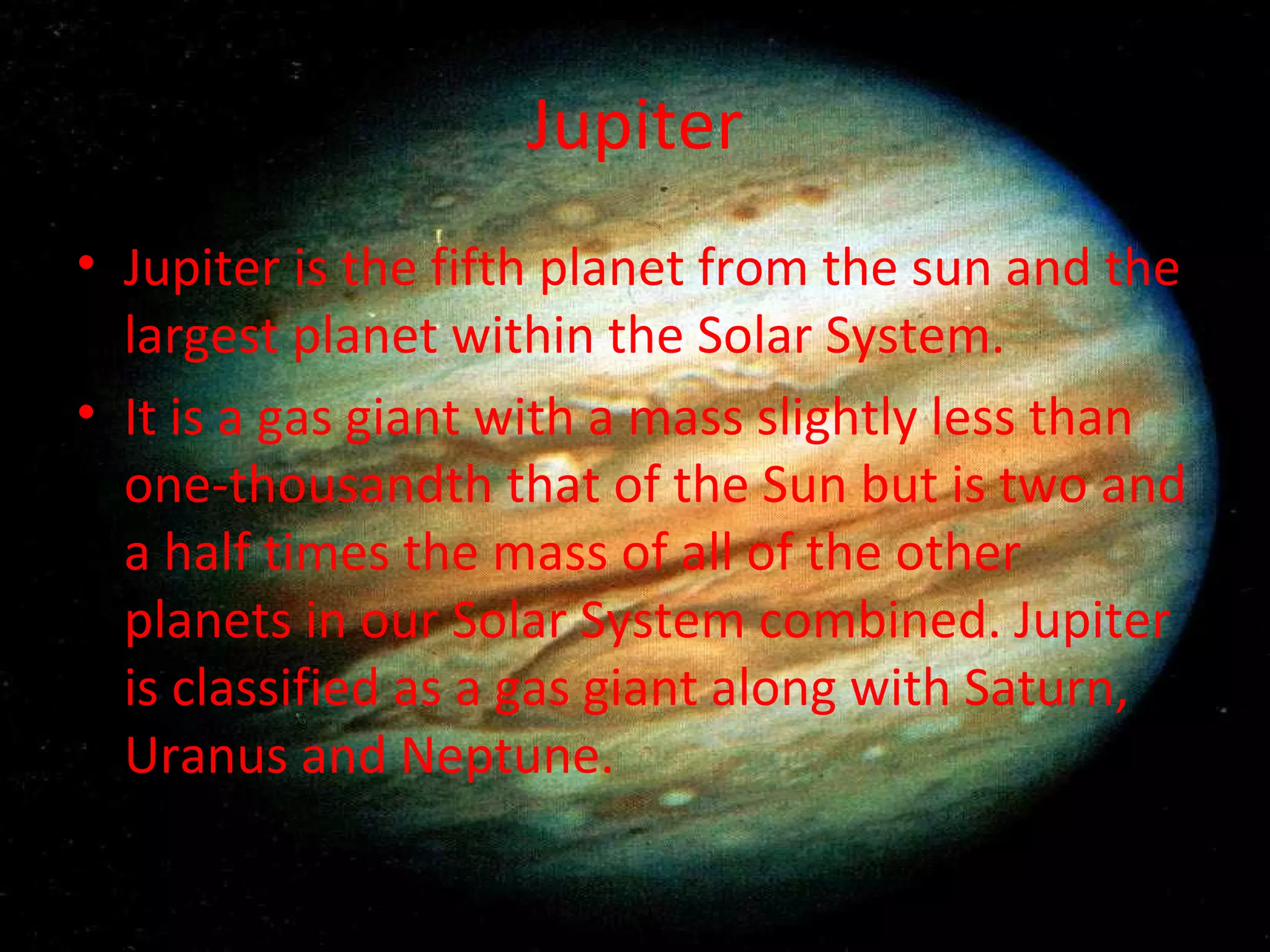 The Outer Planets | PPT