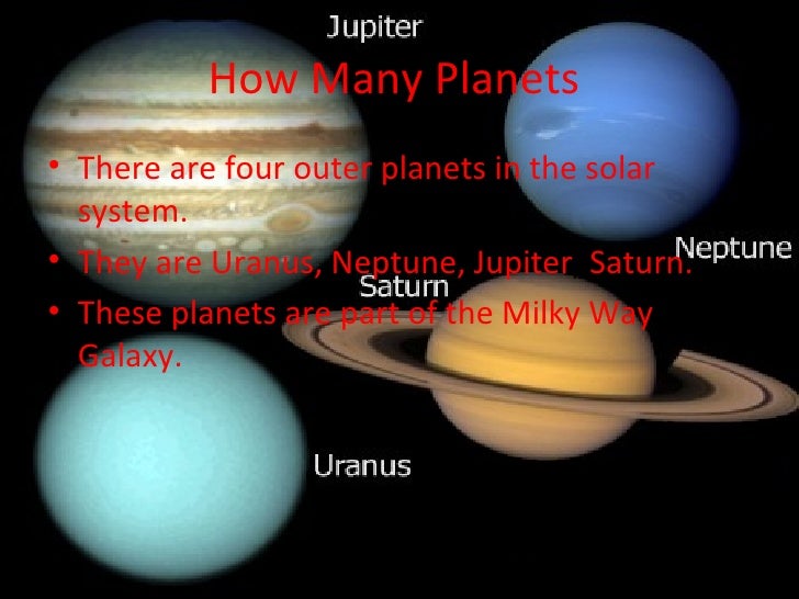 The Outer Planets