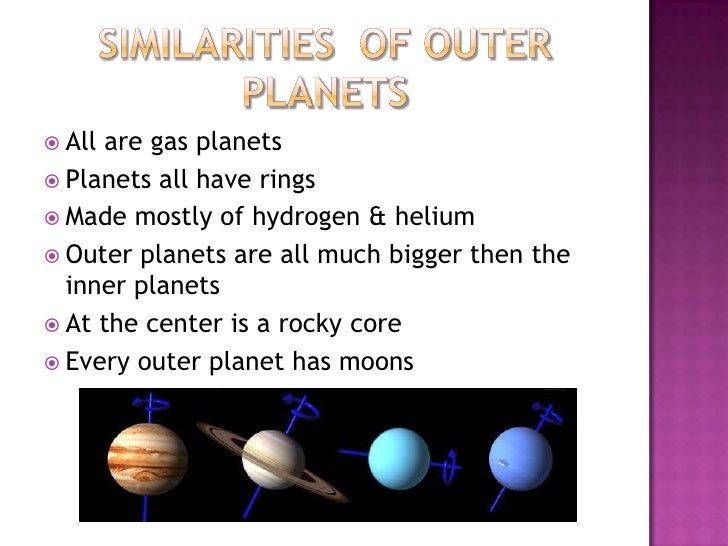 The Outer Planets