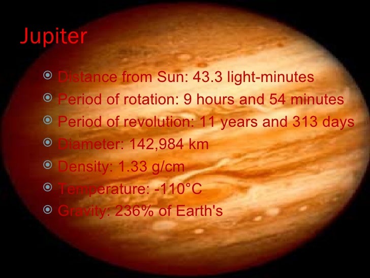 Jupiters Distance From The Sun