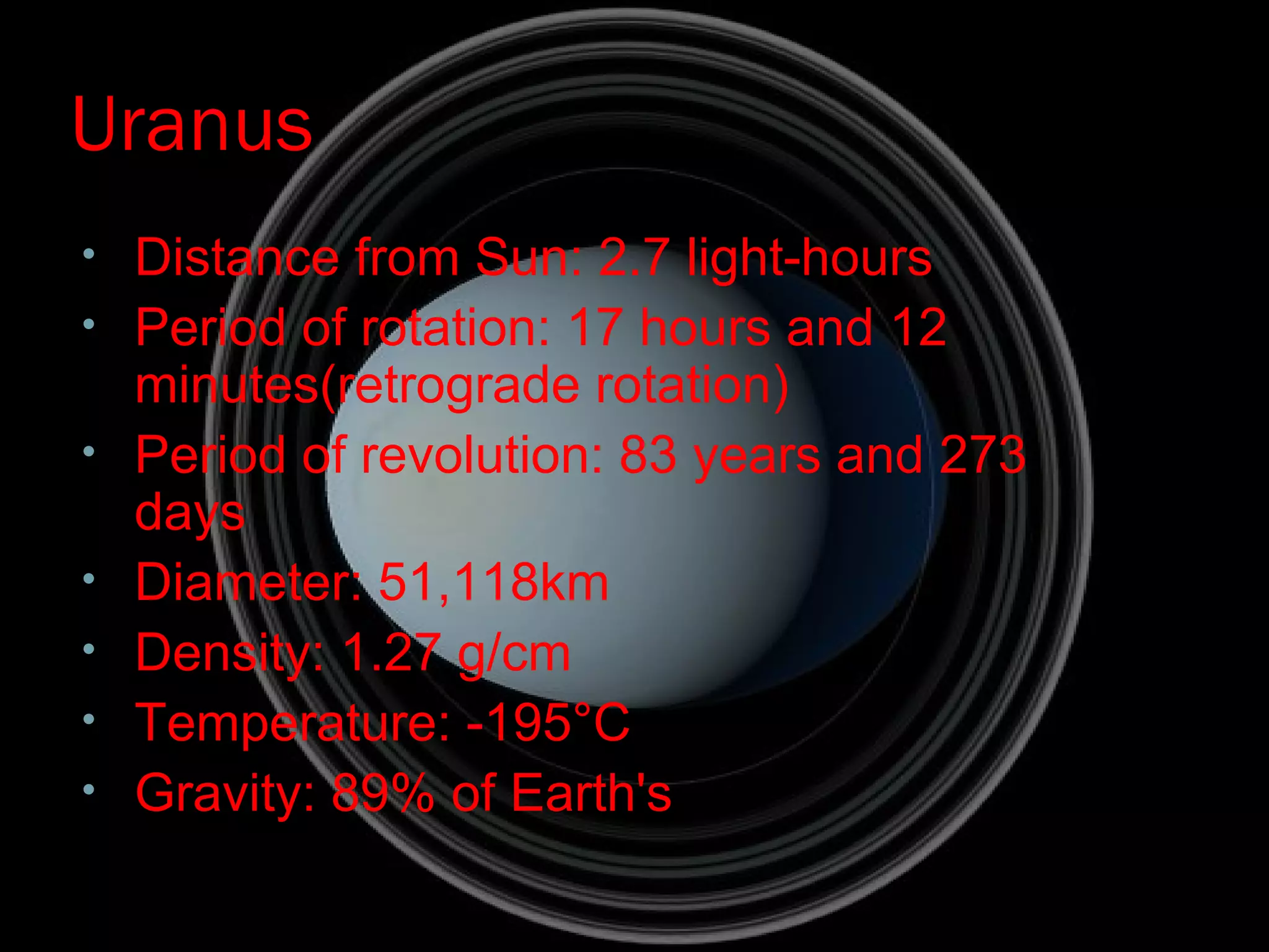 The Outer Planets Of Our Solar System | PPT