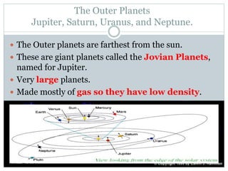 Inner And Outer Planets Powerpoint