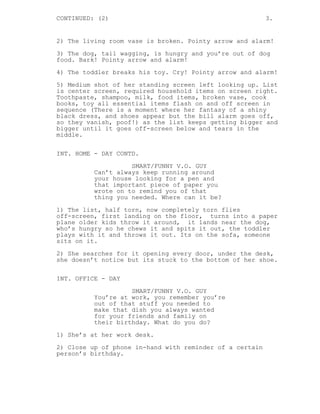 The out of milk ad script | PDF