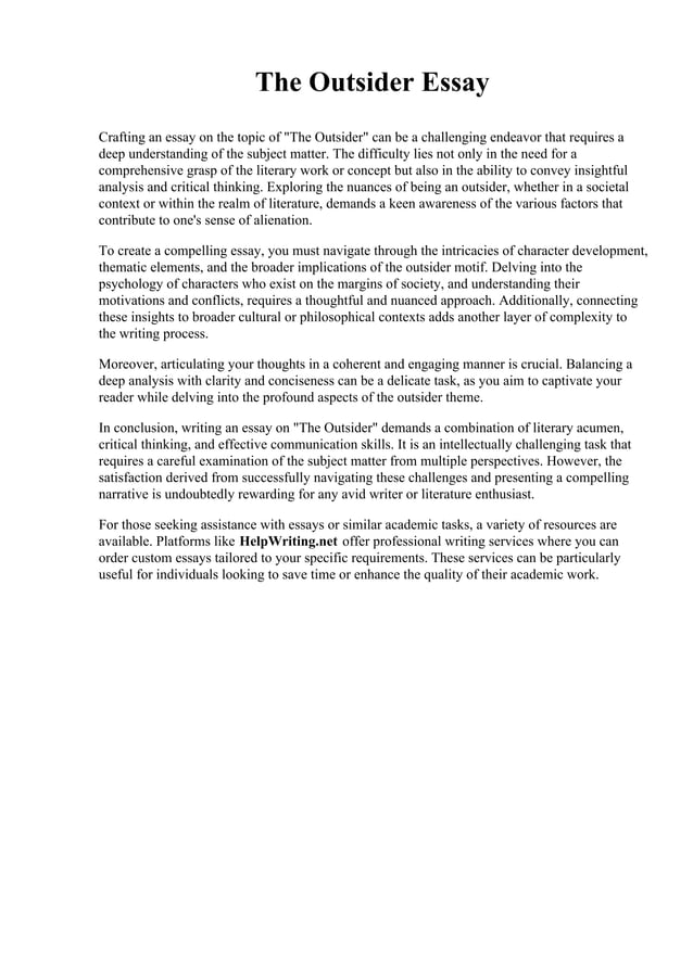 The Outsider Essay.pdf