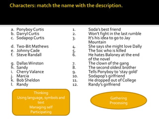 The Outsiders | PPTX