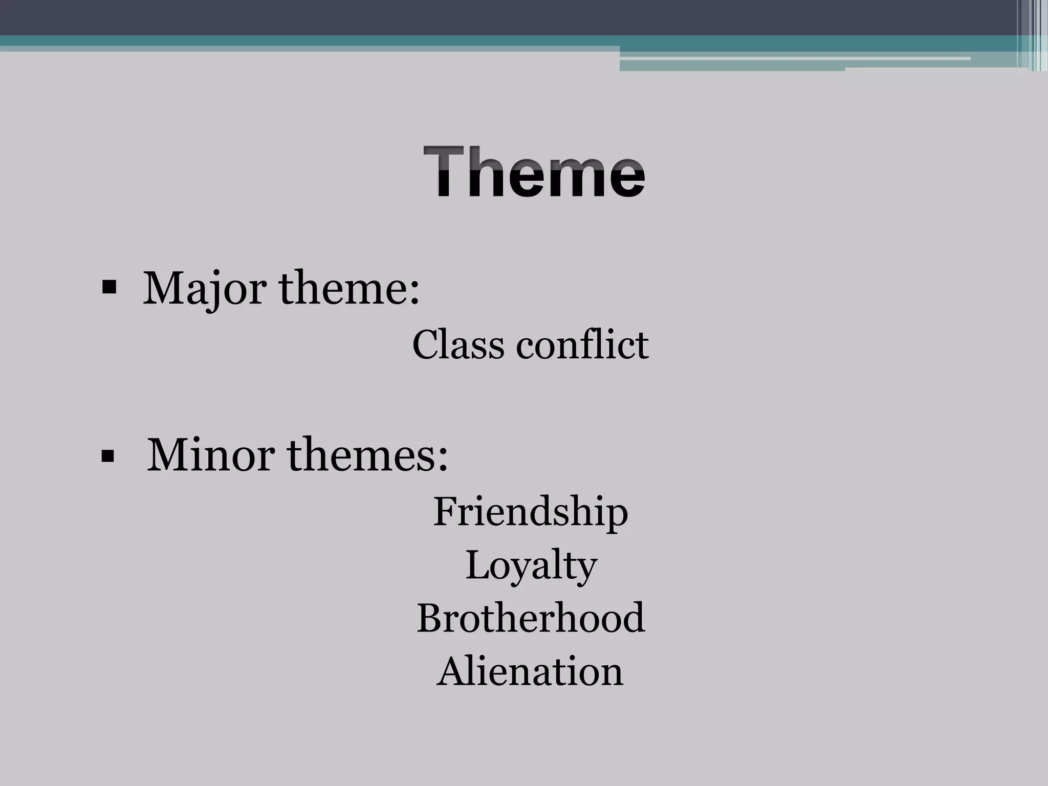 The outsiders | PPTX